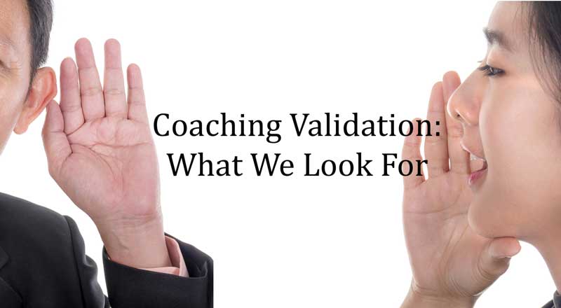 Coaching Validation: What We Look For - Connected Marriage